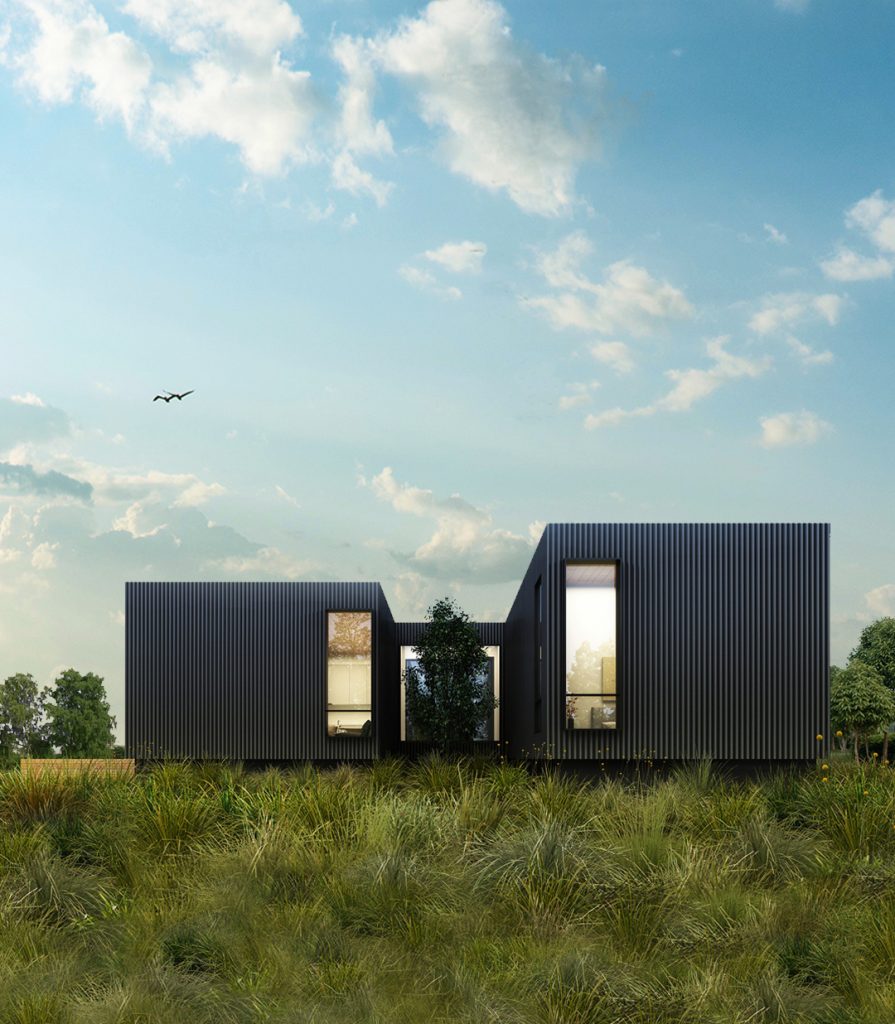 Smart Modular Design of The Month - Juno - A Modern Barn Style Home
